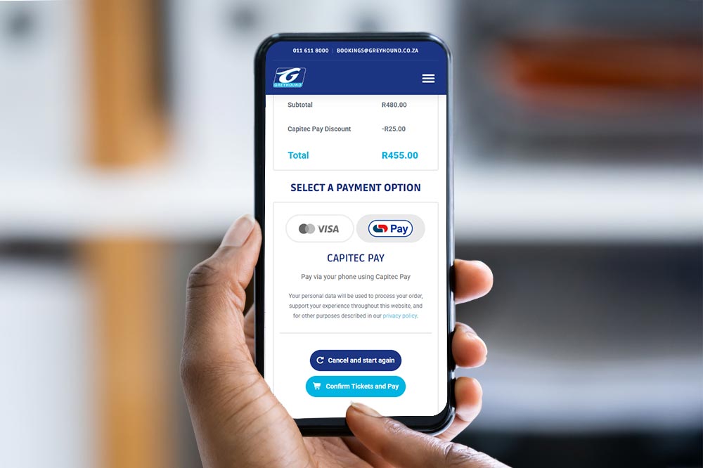Capitec Pay Customers Get 5% Off Every Trip - Greyhound Coaches South ...